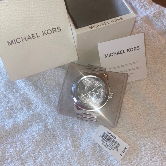 Michael Kors | Accessories | Michael Kors Watch With Crystals On The ...